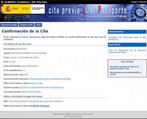Cita renovar DNI